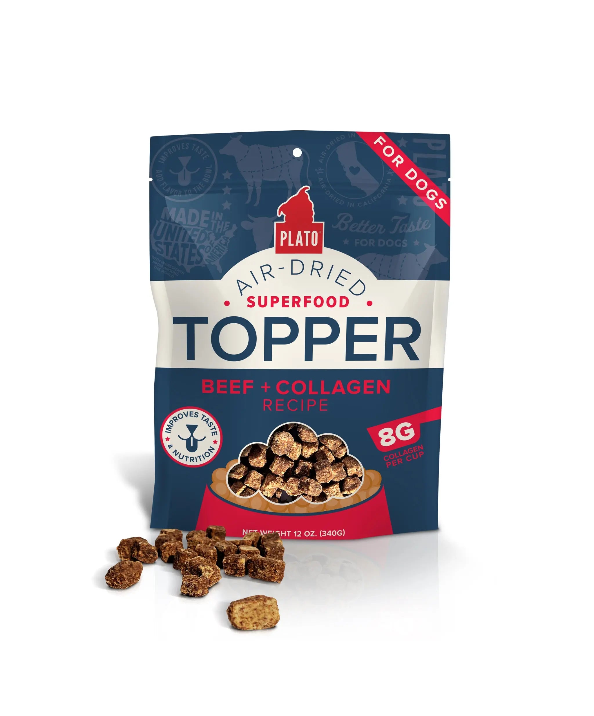 Beef & Collagen Food Topper – Plato Pet